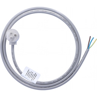 041.541.01 | Power Cord, 3X16 AWG, SJT, RTANG, Male, Gray3, 6 FT